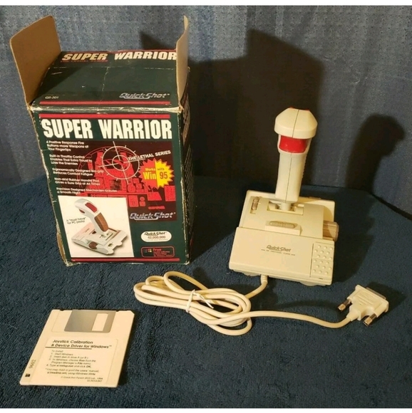Video Games & Consoles | Quickshot Super Warrior Joy Stick Qs 21 Ibm ...